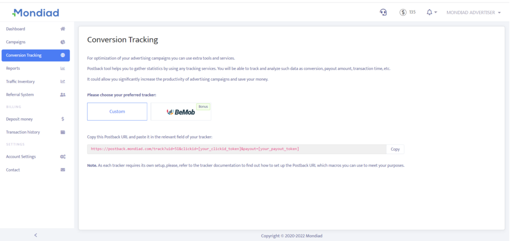 [A] HOW IT WORKS: How to set up conversion tracking - Mondiad Blog